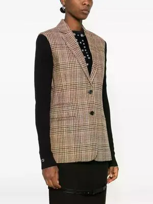Coperni Check-pattern Paneled Jacket