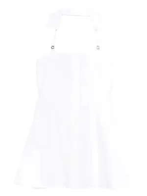Coperni Halterneck Button-front A-line Dress