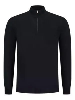 ZANONE Half-zip Sweater - Black
