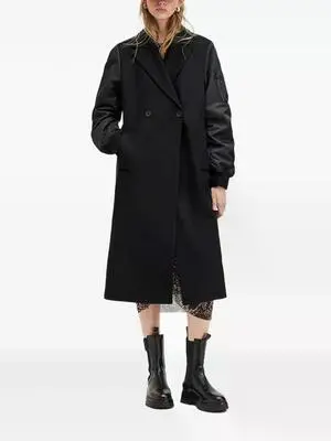 ALLSAINTS Double-breasted Bomber-sleeve Coat
