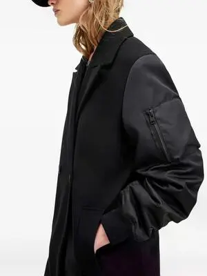 ALLSAINTS Double-breasted Bomber-sleeve Coat