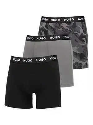 Hugo Logo-waistband Boxers - Grey