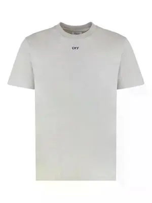 Off-White Ribbed Crew-neck T-shirt