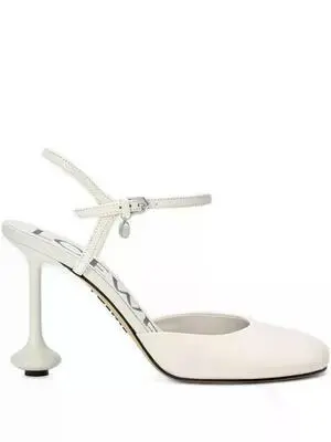 Loewe 90mm Ankle-strap Bulb-heel Pumps
