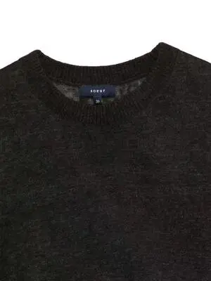 Soeur Asymmetric-hemline Short-sleeve T-shirt - Brown
