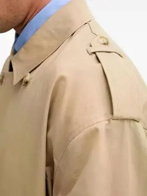 LES DEUX Miles Double-breasted Belted Trench Coat