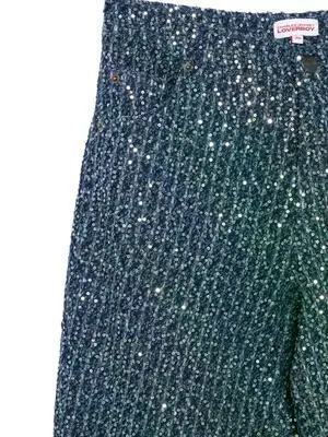 CHARLES JEFFREY Sequin-embellished Jeans