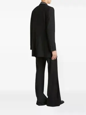Amiri Crystal-embellished Shawl-collar Blazer