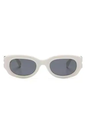 Off-White Palmer Oval Sunglasses - White