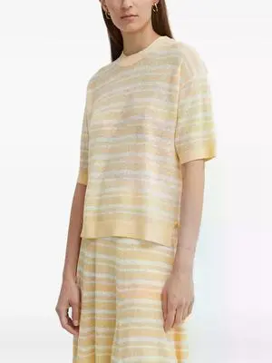 AERON Striped Knit Top