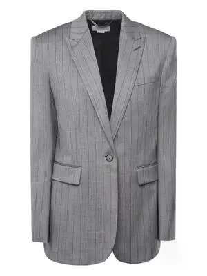 Stella McCartney Striped Single-breasted Blazer