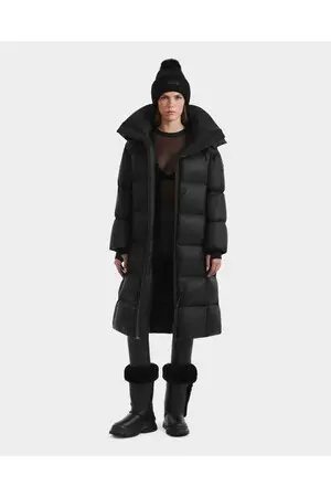 Rudsak Long Down Puffer Coat - Black