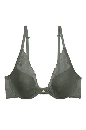 Natori Cherry Blossom Convertible Bra - Green