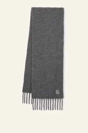 Ba&sh Sasha Embroidered Scarf - Gray
