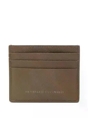 Brunello Cucinelli Leather Cardholder - Brown
