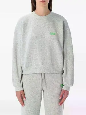 American Vintage Crew-neck Embroidered Sweatshirt