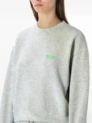 American Vintage Crew-neck Embroidered Sweatshirt