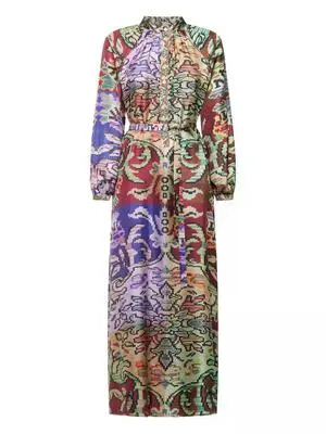 PIERRE-LOUIS MASCIA Abstract-pattern Maxi Dress