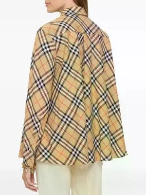 Burberry Check Equestrian Knight-motif Shirt