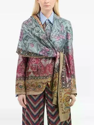 PIERRE-LOUIS MASCIA Floral-pattern Scarf