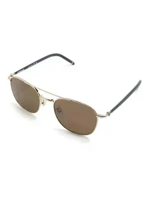 Montblanc Raised-bridge Square Sunglasses