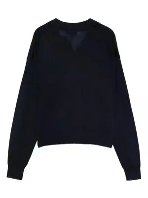 Soeur Polo-neck Sweater - Blue