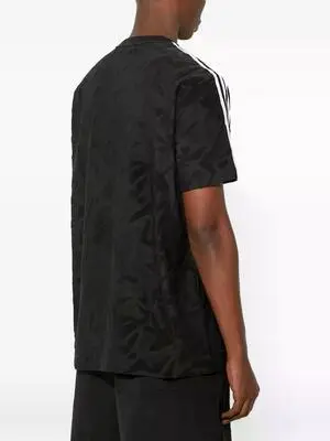 Adidas Three-stripe Abstract-print T-shirt