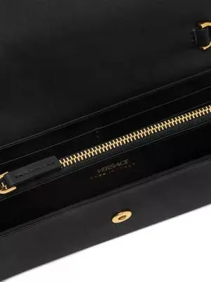 Versace V-logo Chain Clutch Bag