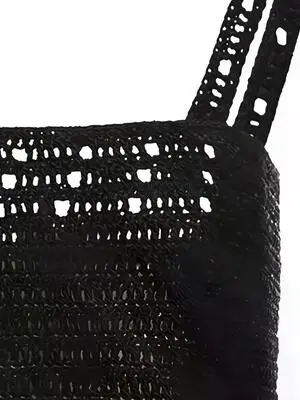 Magda Butrym Crochet Knit Cropped Top