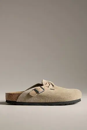 BIRKENSTOCK Boston Braided Clogs - Taupe