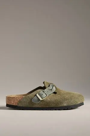 BIRKENSTOCK Boston Braided Clogs Thyme