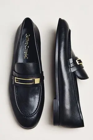 Jeffrey Campbell Hardware Loafers - Black Gold
