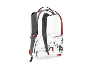 SPRAYGROUND Vsm Piping Dlx Clear Backpack - White