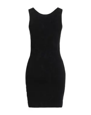 Versace Mini Dress In Viscose, Cotton, And Polyester