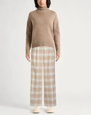 Peserico Tartan Flannel Wide-leg Pants