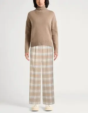 Peserico Tartan Flannel Wide-leg Pants