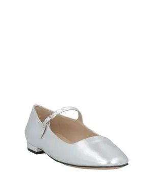 Theory Ballet Flats - Silver