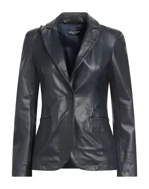 Street Leathers Blazers For Women
