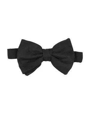 Giorgio Armani Silk Bow Tie - Black