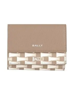 Bally Wallet Taupe Leather - Grey