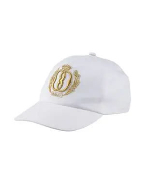 Bally Cotton Baseball Cap With Metal Detail - White