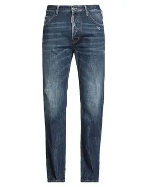Dsquared2 Jeans Size Cotton, Calfskin - Blue