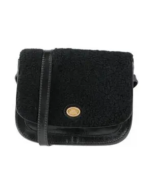 THE BRIDGE Cross-body Bag In Cow Leather And Shearling