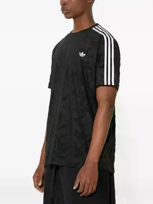 Adidas Three-stripe Abstract-print T-shirt