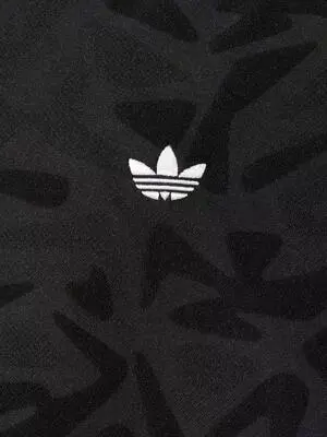Adidas Three-stripe Abstract-print T-shirt