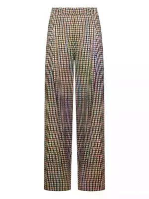 PIERRE-LOUIS MASCIA Houndstooth Pleated Front Trousers