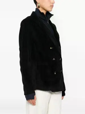 TRUE AVENUE Corduroy Double-breasted Blazer