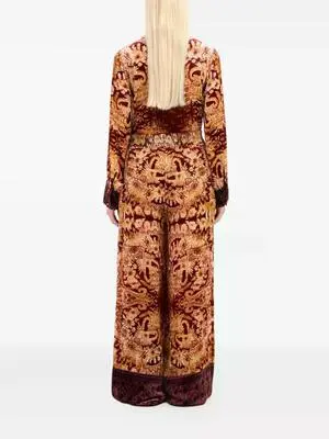 PIERRE-LOUIS MASCIA All-over Print Trousers - Neutrals