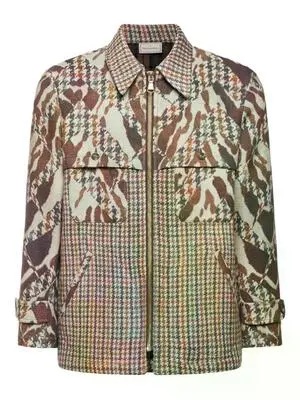 PIERRE-LOUIS MASCIA Houndstooth Patchwork Jacket