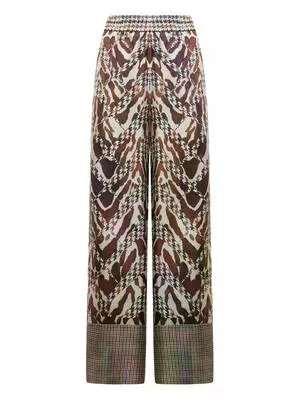 PIERRE-LOUIS MASCIA Houndstooth-pattern Trousers